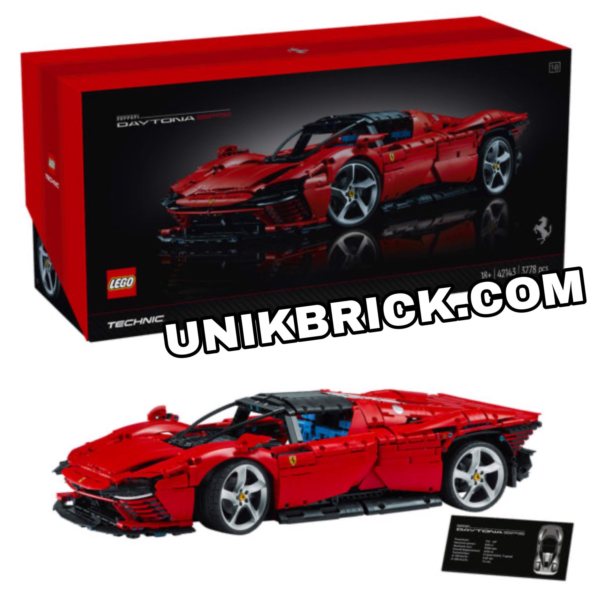 LEGO® Technic 42143 Ferrari Daytona SP3 | Siêu Xe 1:8 (3.778 Mảnh ...
