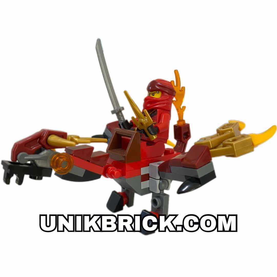 LEGO Ninjago Legacy Fire Flight Kai and Mini Dragon Ninja đỏ và Rồng l ...