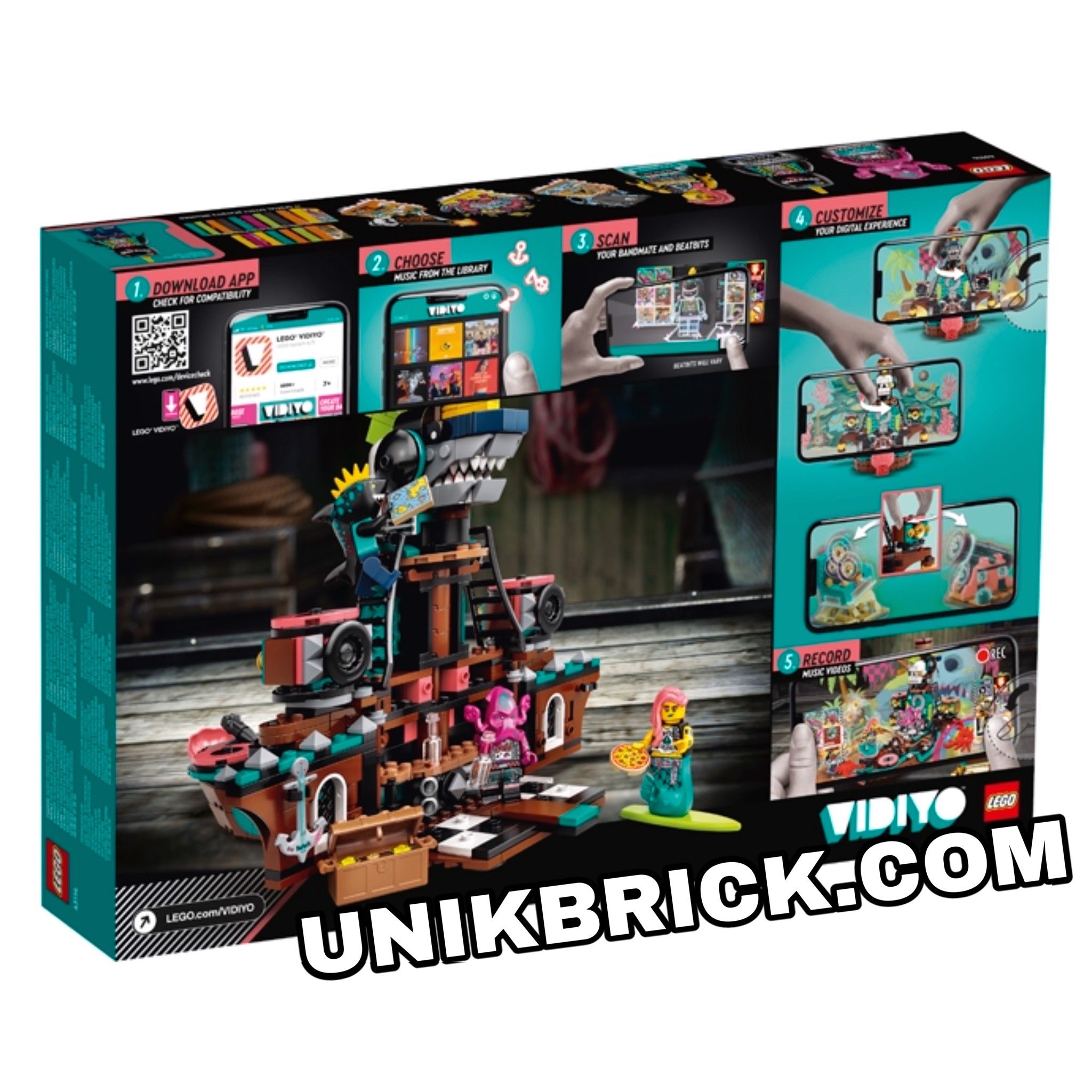 LEGO VIDIYO 43114 Punk Pirate Ship – UNIK BRICK