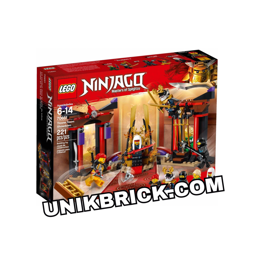 [CÓ HÀNG] LEGO Ninjago 70651 Throne Room Showdown – UNIK BRICK