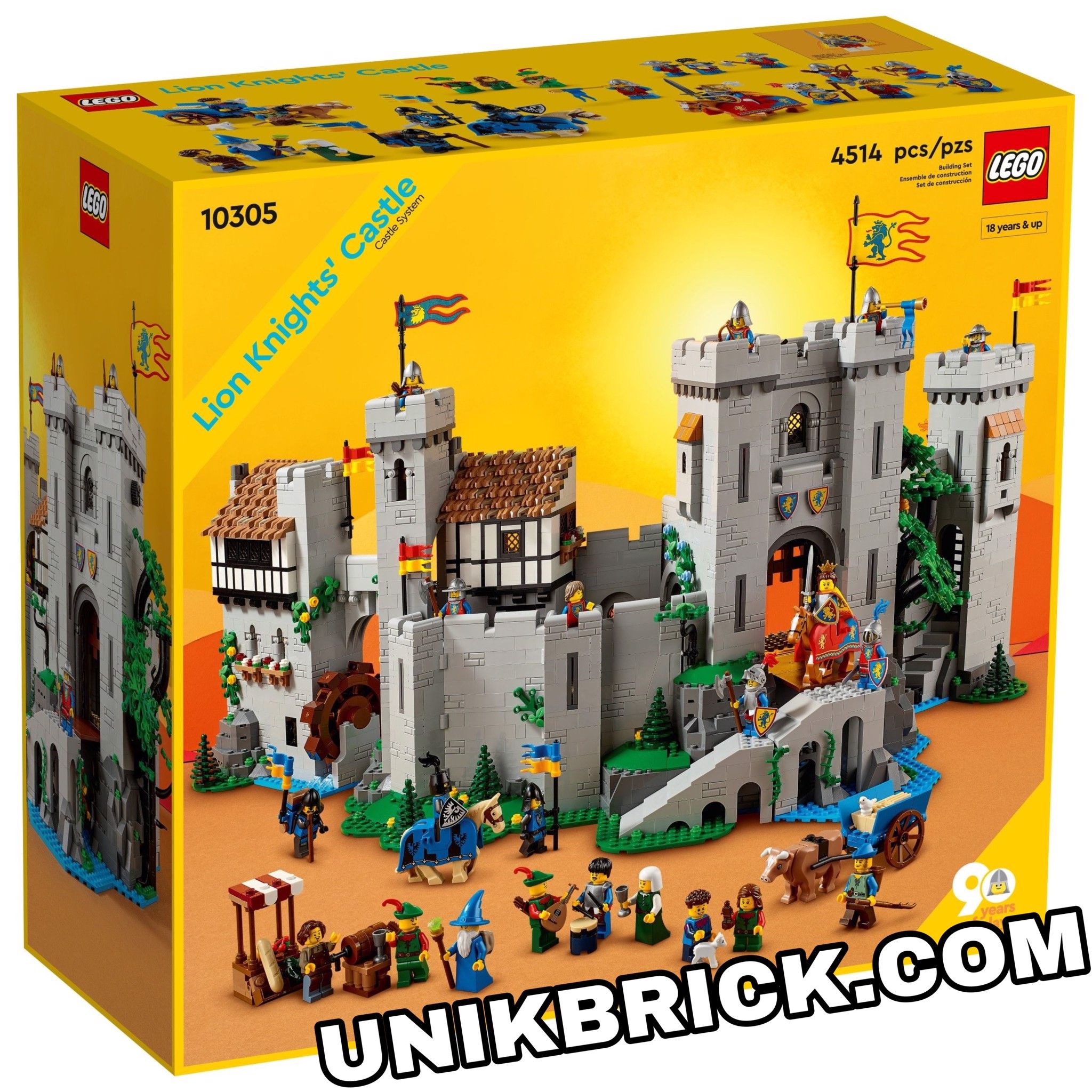 Lego Icons 10305 Lion Knights Castle Unik Brick