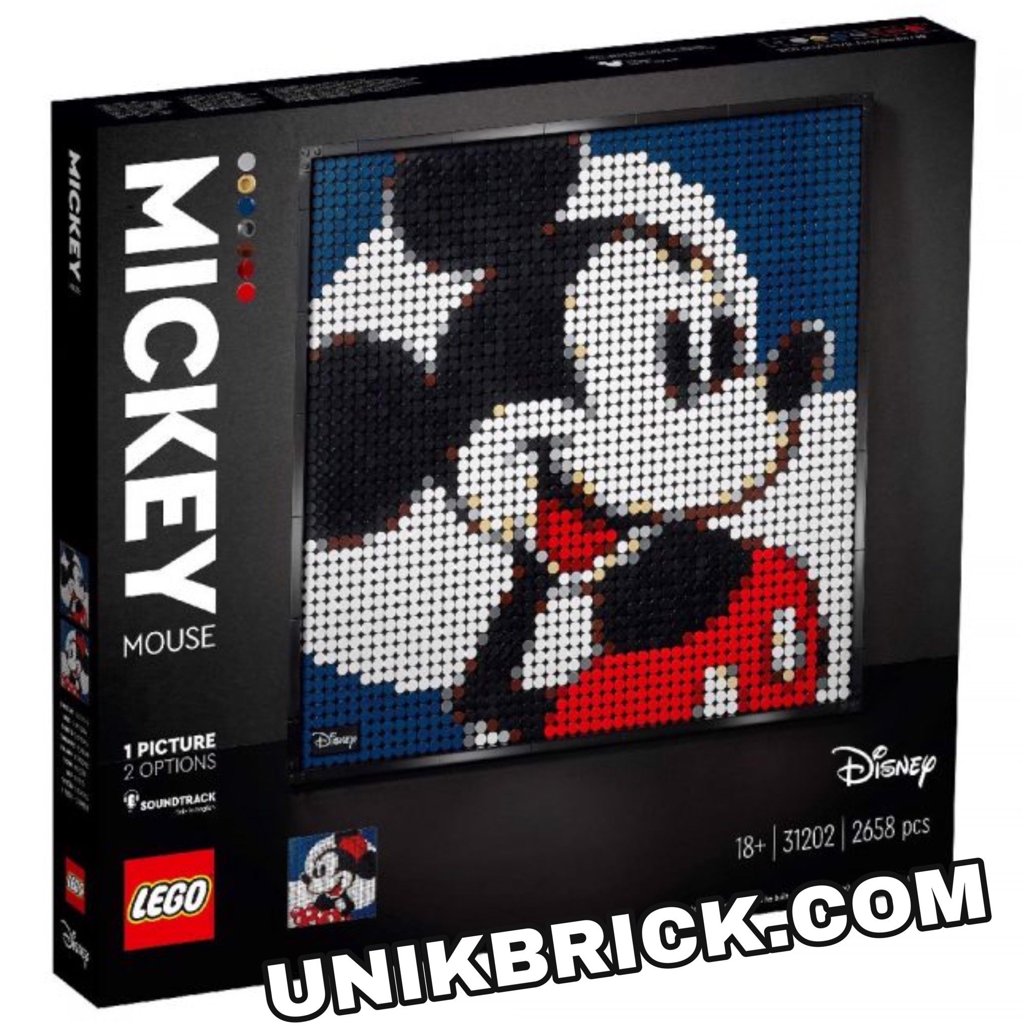 LEGO Art 31202 Disney's Mickey Mouse – UNIK BRICK