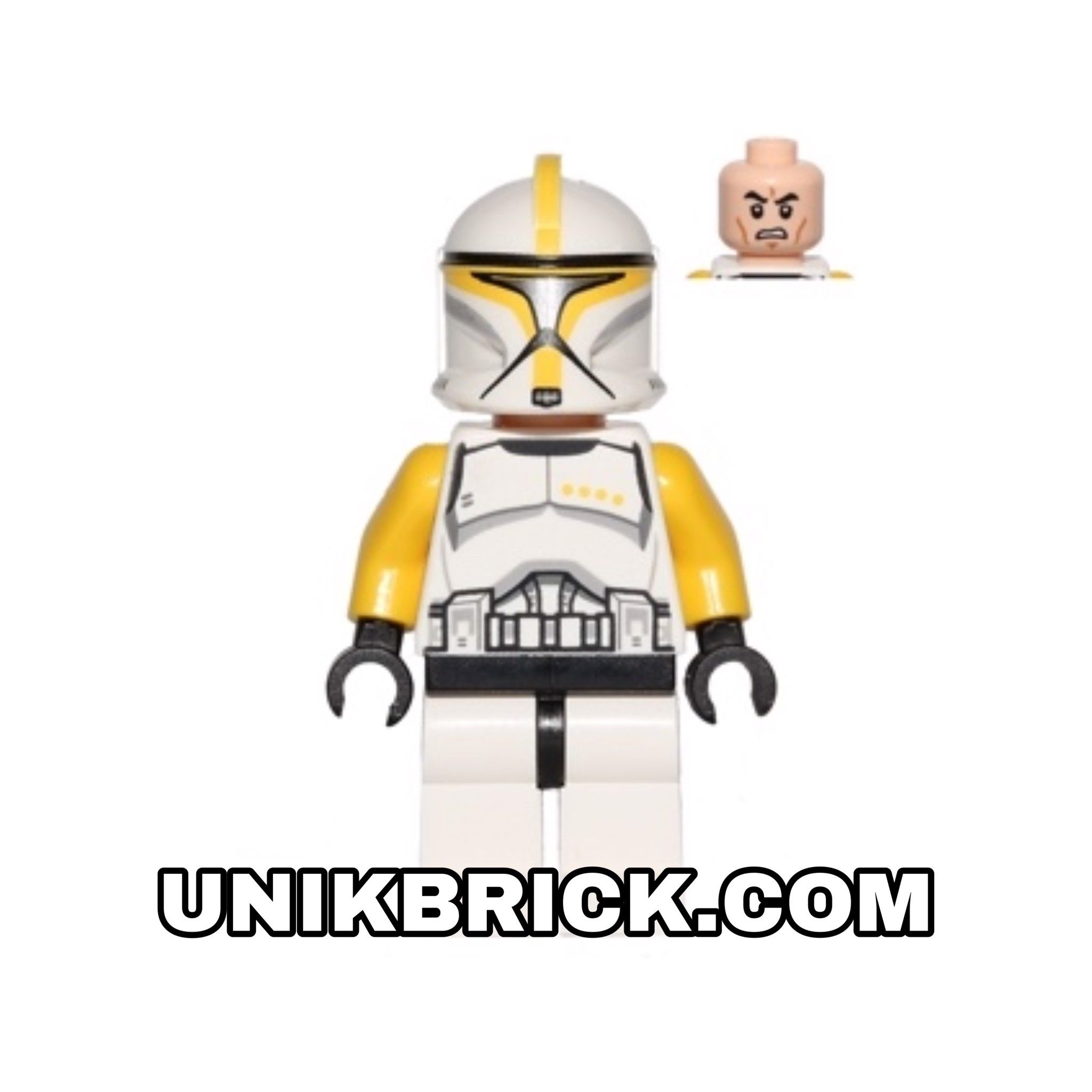 [ORDER ITEMS] LEGO Clone Trooper Commander Yellow Markings – UNIK BRICK