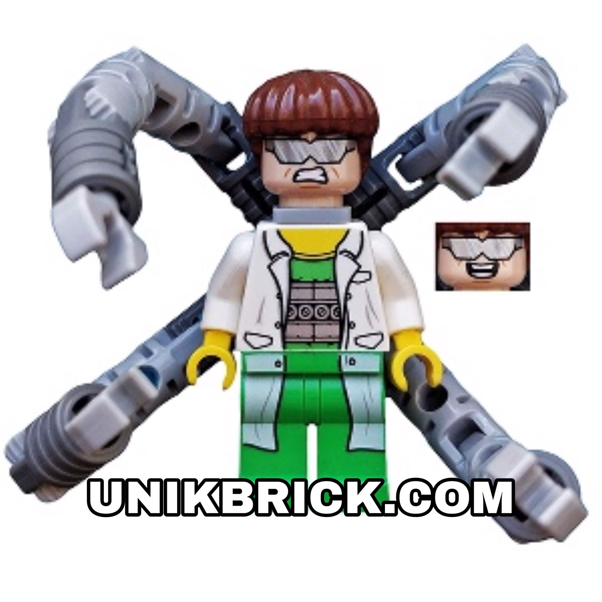 [ORDER ITEMS] LEGO Doc Ock White Lab Coat over Bright Green Pants ...