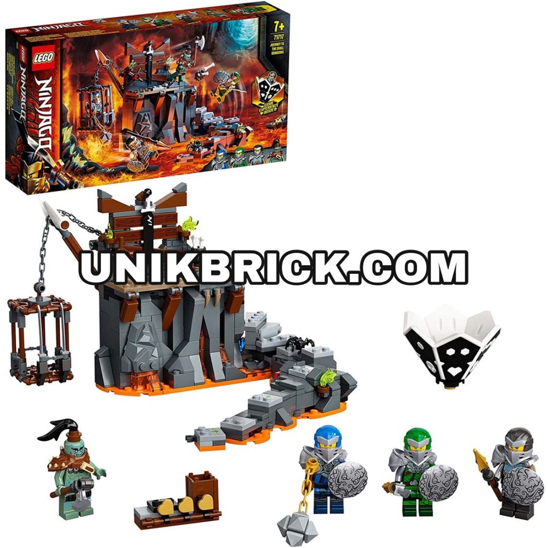 [CÓ HÀNG] LEGO Ninjago 71717 Journey to the Skull Dungeons – UNIK BRICK