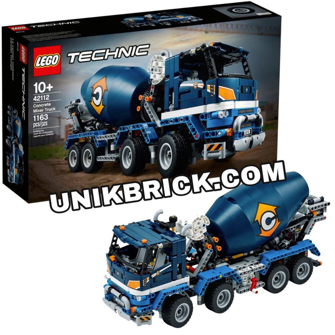 [HÀNG ĐẶT/ ORDER] LEGO Technic 42112 Concrete Mixer Truck – UNIK BRICK