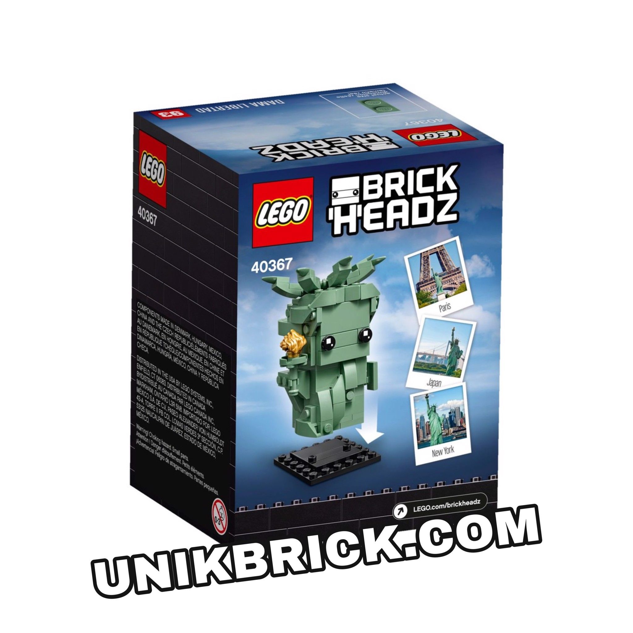[CÓ HÀNG] LEGO Brickheadz 40367 Lady Liberty – UNIK BRICK