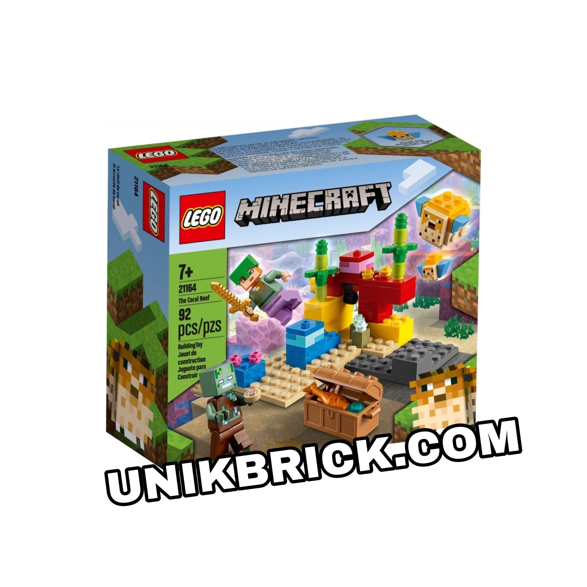 [CÓ HÀNG] LEGO Minecraft 21164 The Coral Reef – UNIK BRICK