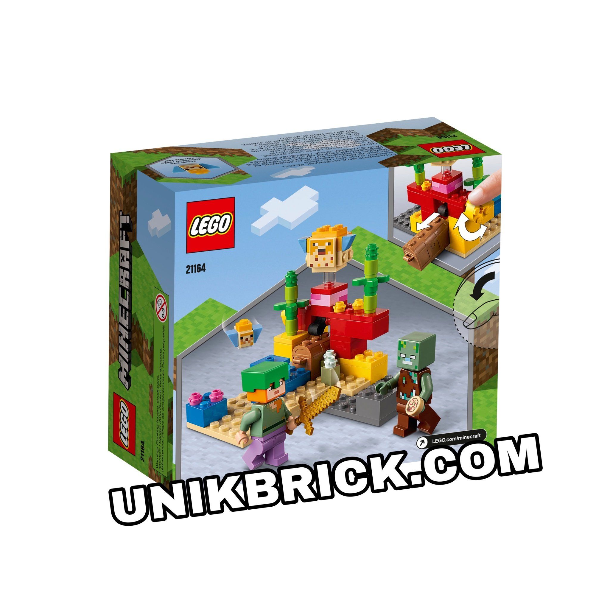 [CÓ HÀNG] LEGO Minecraft 21164 The Coral Reef – UNIK BRICK