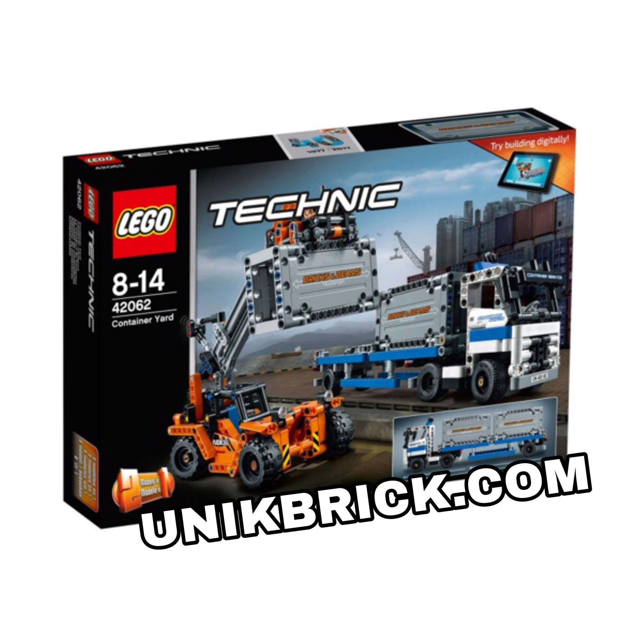[ORDER ITEMS] LEGO Technic 42062 Container Yard – UNIK BRICK