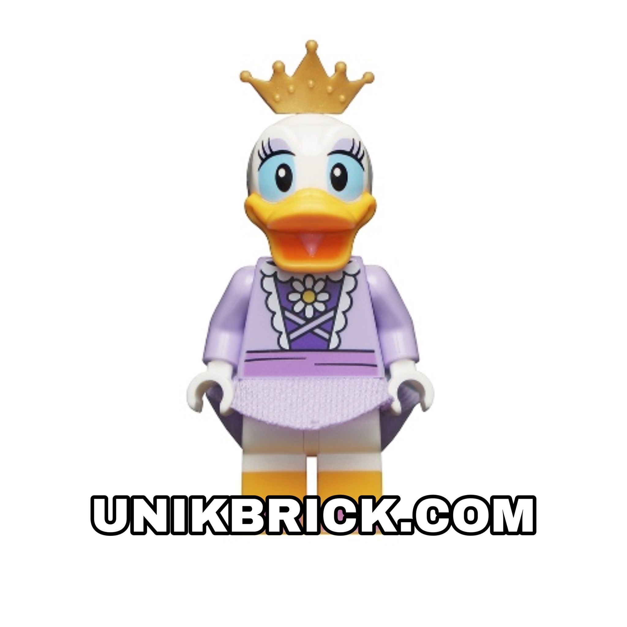 [ORDER ITEMS] LEGO Disney Daisy Duck Lavender Dress Gold Crown – UNIK BRICK