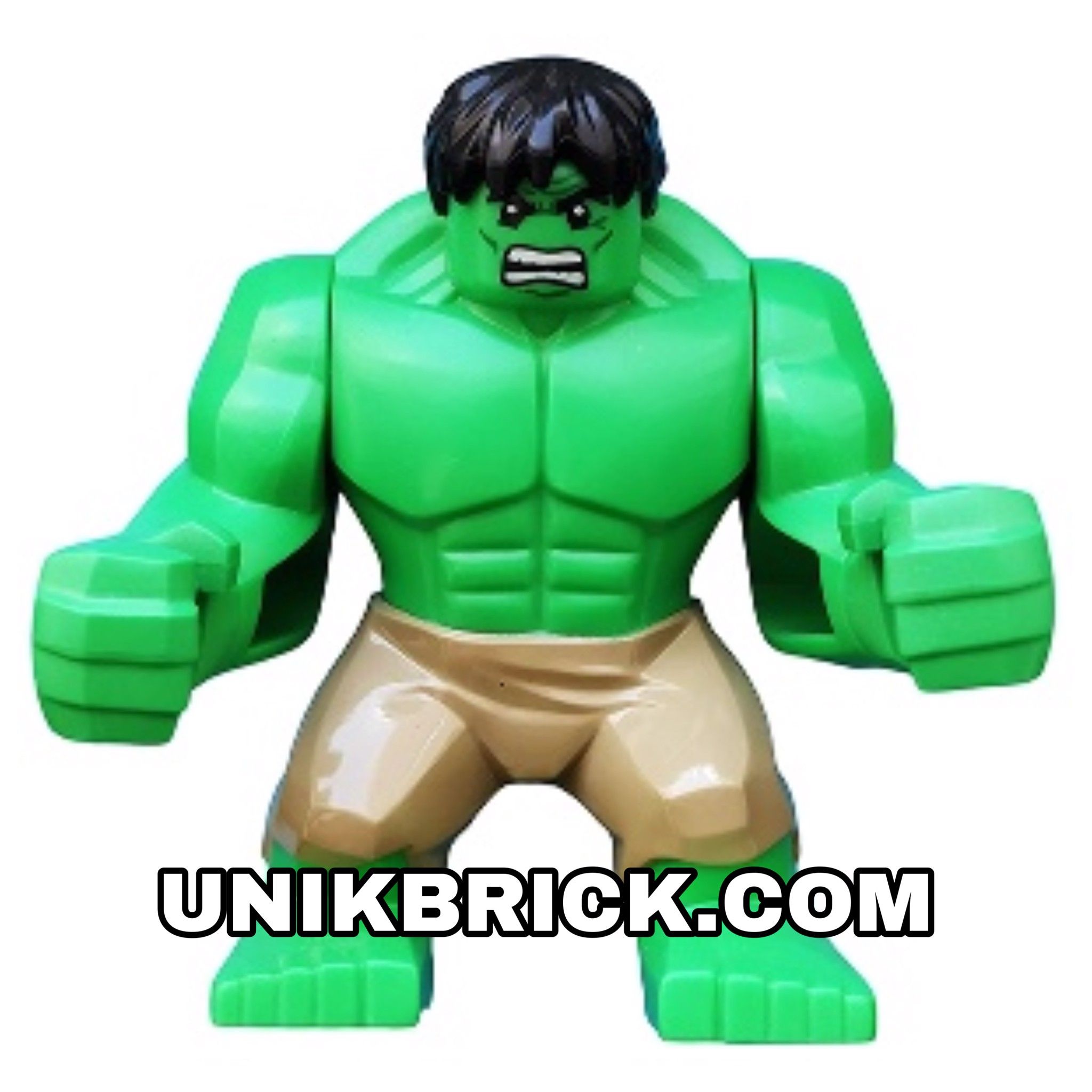 [ORDER ITEMS] LEGO Hulk with Black Hair and Dark Tan Pants – UNIK BRICK