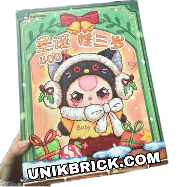 Blind box Baby Three 400% Merry Christmas Thú bông bản Giáng sinh Noel ...