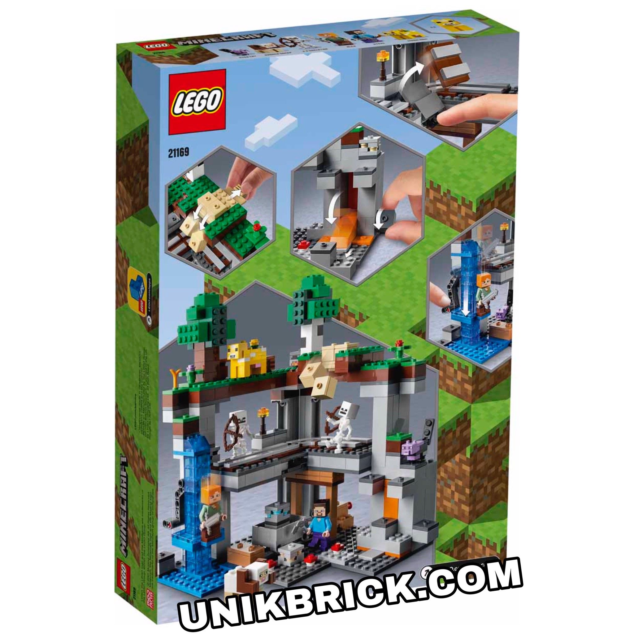 [CÓ HÀNG] LEGO Minecraft 21169 The First Adventure – UNIK BRICK
