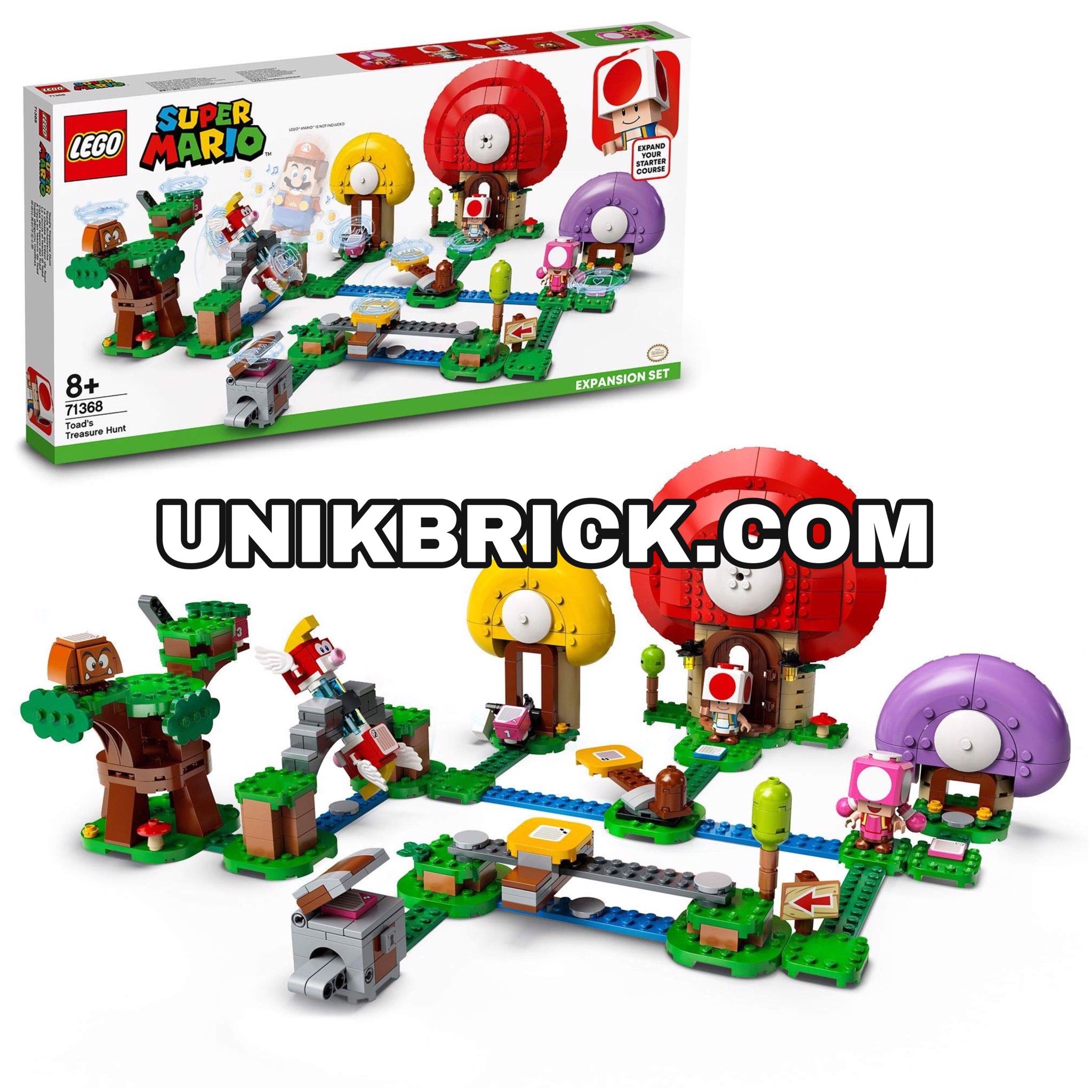 LEGO Super Mario 71368 Toad’s Treasure Hunt Expansio – UNIK BRICK