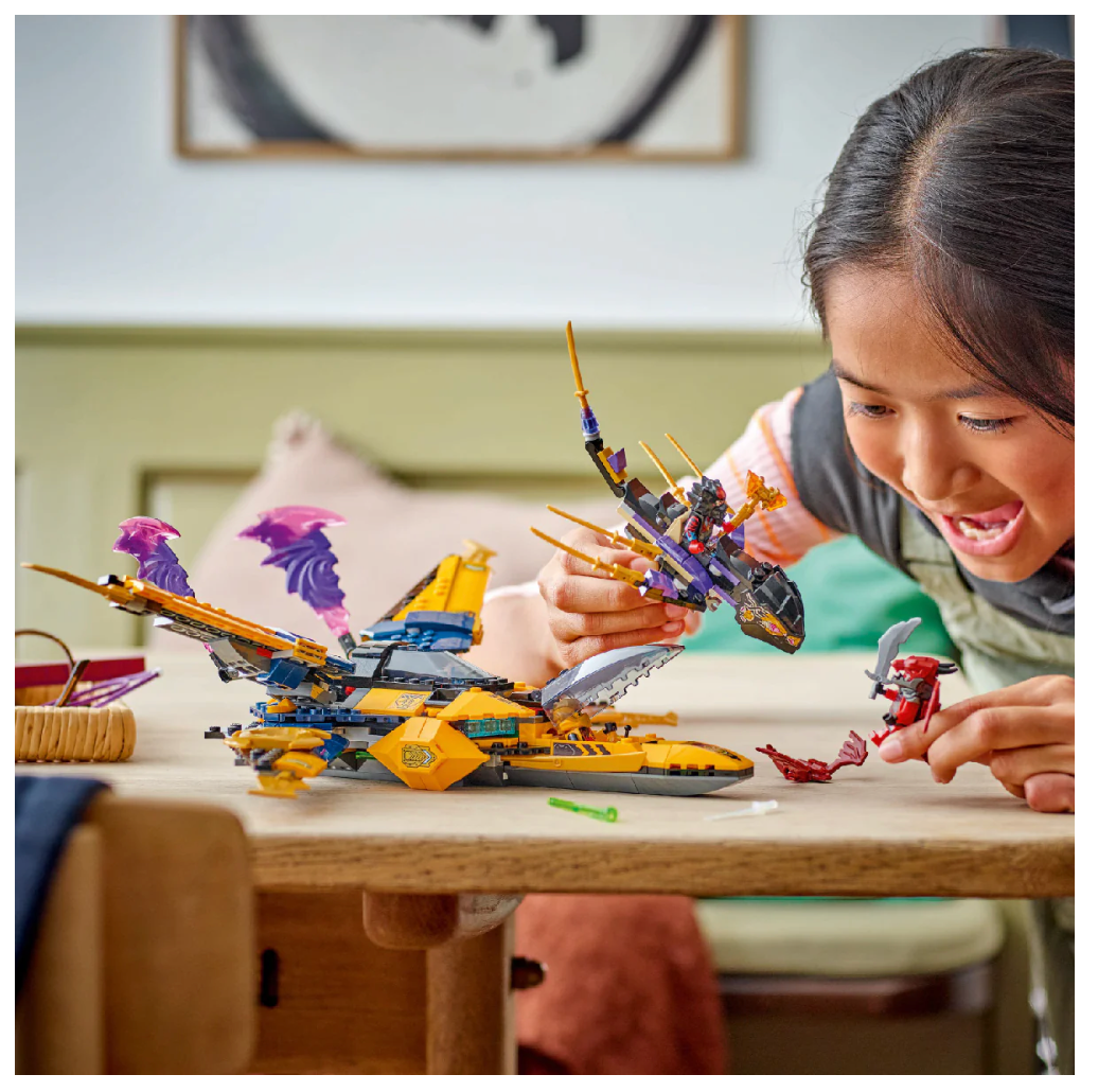 LEGO 71833 NINJAGO Ras and Arin's Super Storm Jet Chiến Giáp Và Máy Ba ...