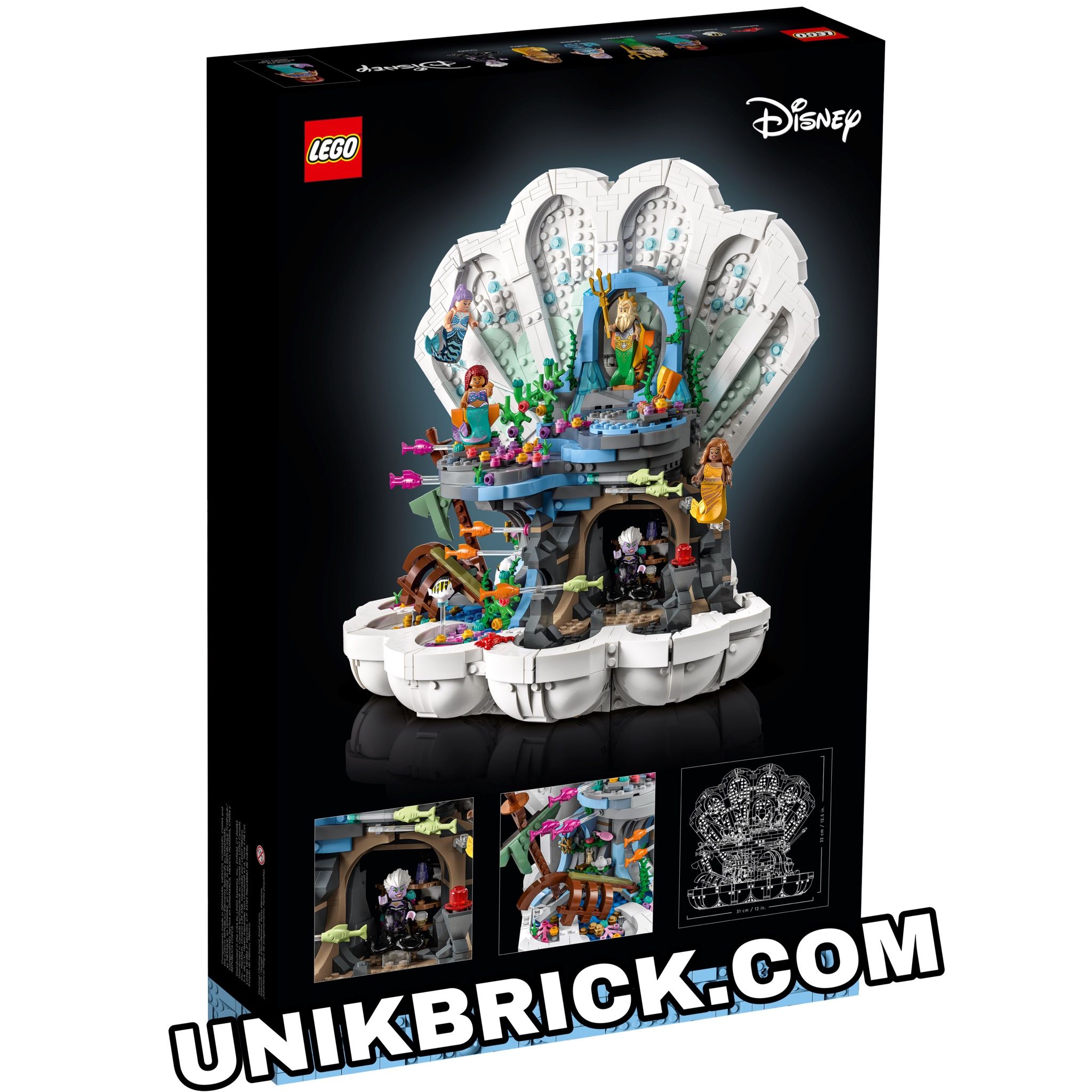 [HÀNG ĐẶT/ ORDER] LEGO Disney 43225 The Little Mermaid Royal Clamshell ...