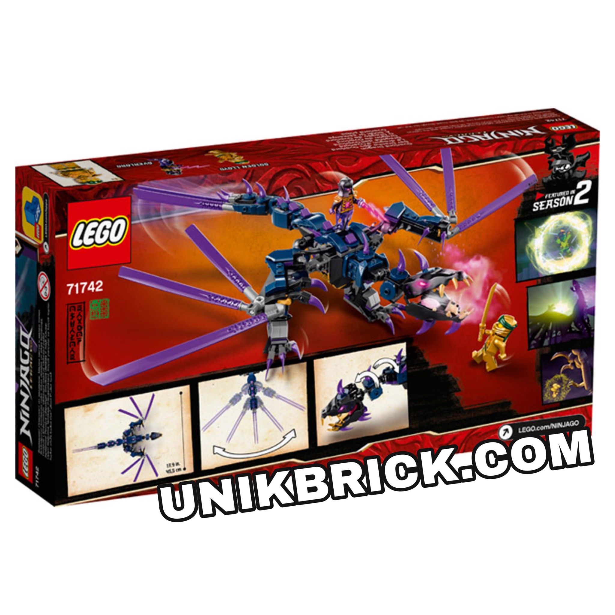 LEGO Ninjago 71742 Overlord Dragon – UNIK BRICK