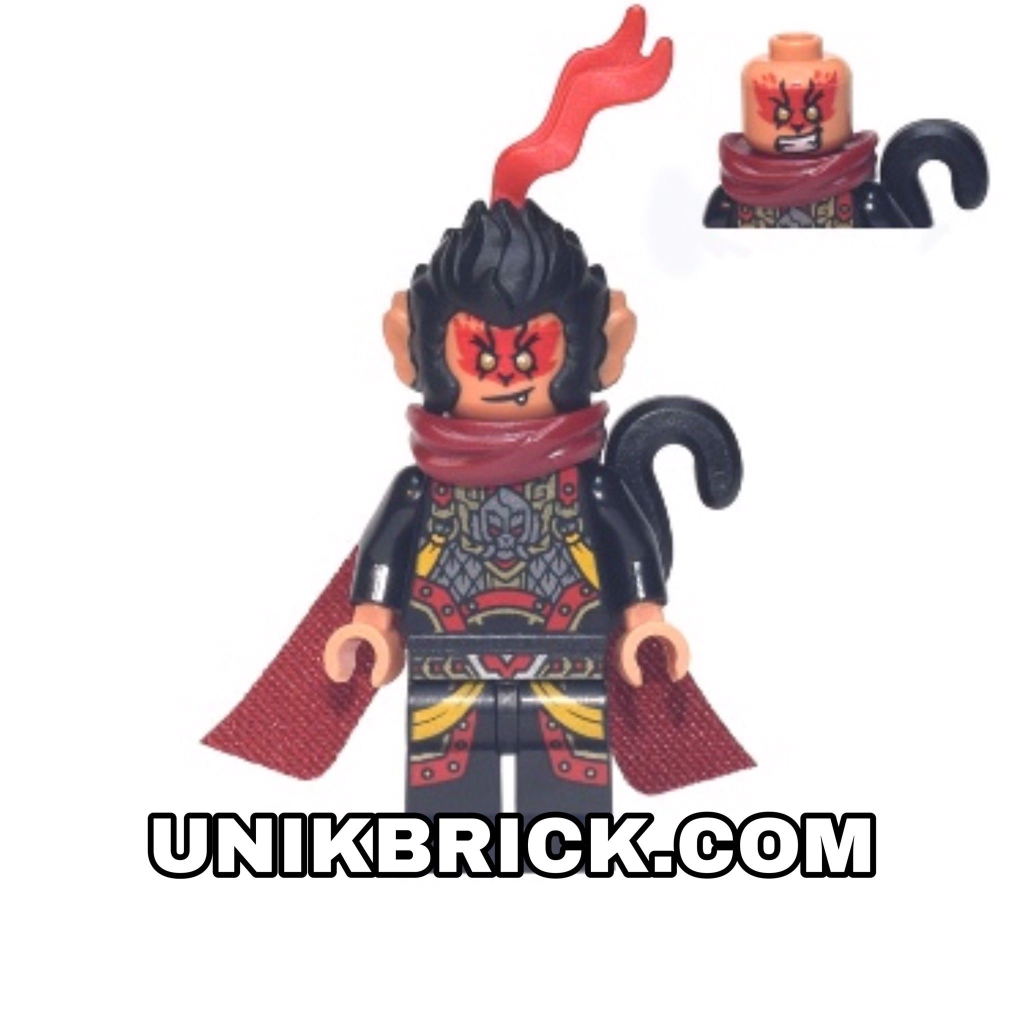 [ORDER ITEMS] LEGO Evil Macaque Black and Red Armor – UNIK BRICK