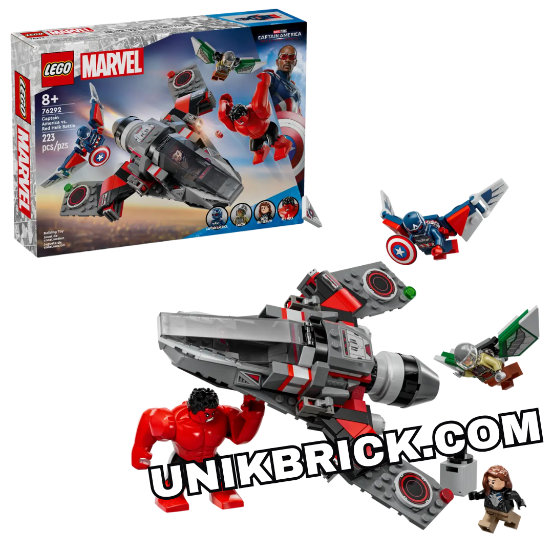 LEGO Marvel 76292 Captain America vs. Red Hulk Battle – UNIK BRICK