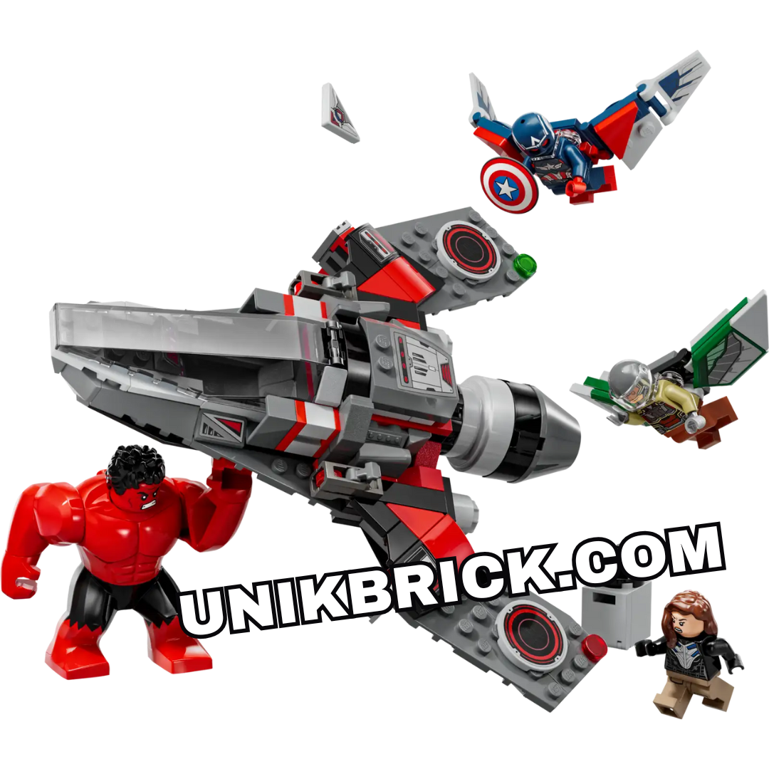 LEGO Marvel 76292 Captain America vs. Red Hulk Battle – UNIK BRICK