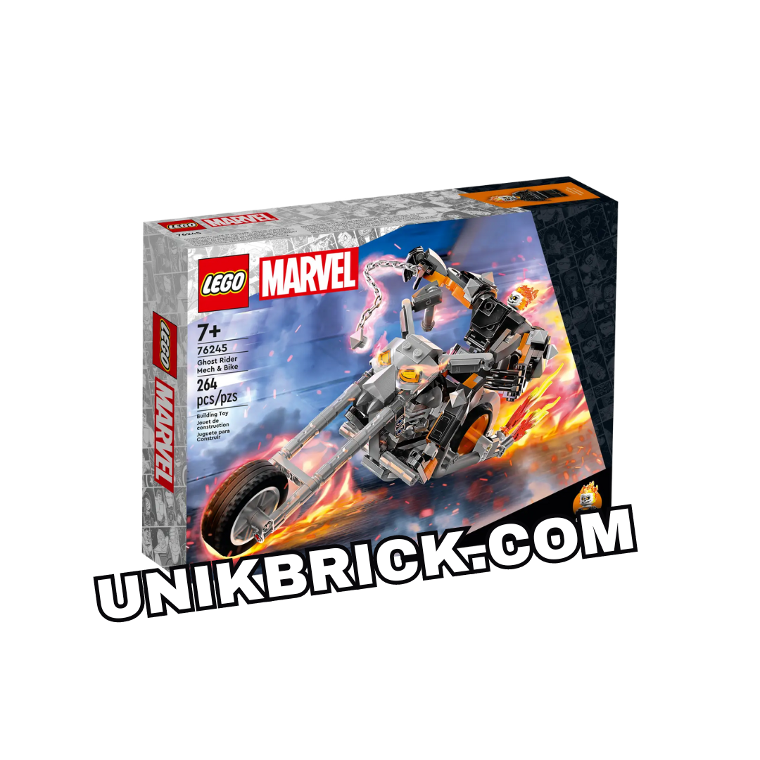 [CÓ HÀNG] LEGO Marvel Super Heroes 76245 Ghost Rider Mech & Bike – UNIK BRICK