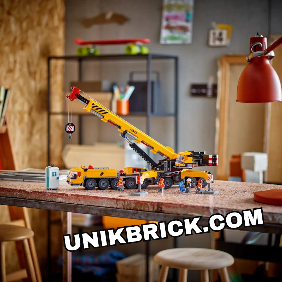 LEGO City 60409 Yellow Mobile Construction Crane Xe cẩu công trình ...