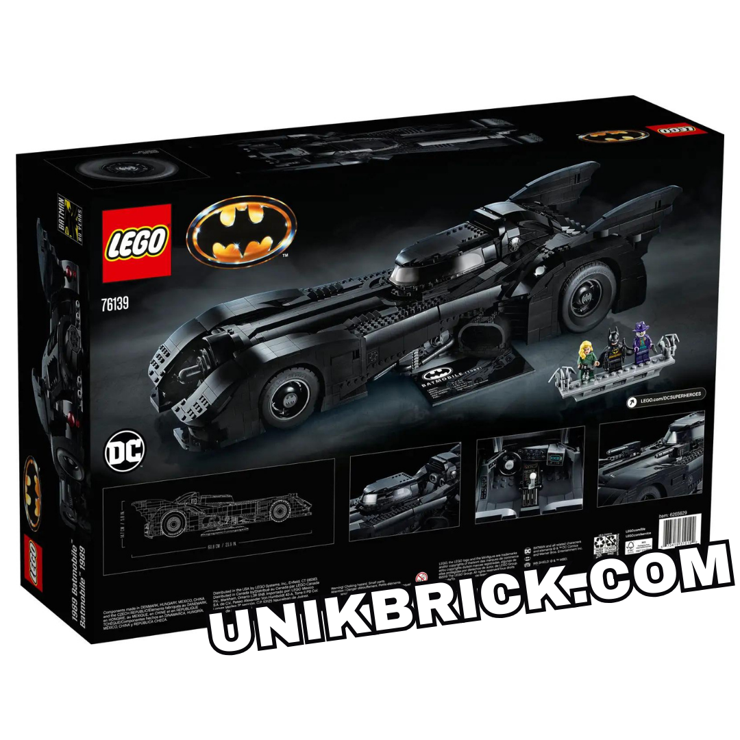 [HÀNG ĐẶT/ ORDER] LEGO DC 76139 1989 Batmobile – UNIK BRICK
