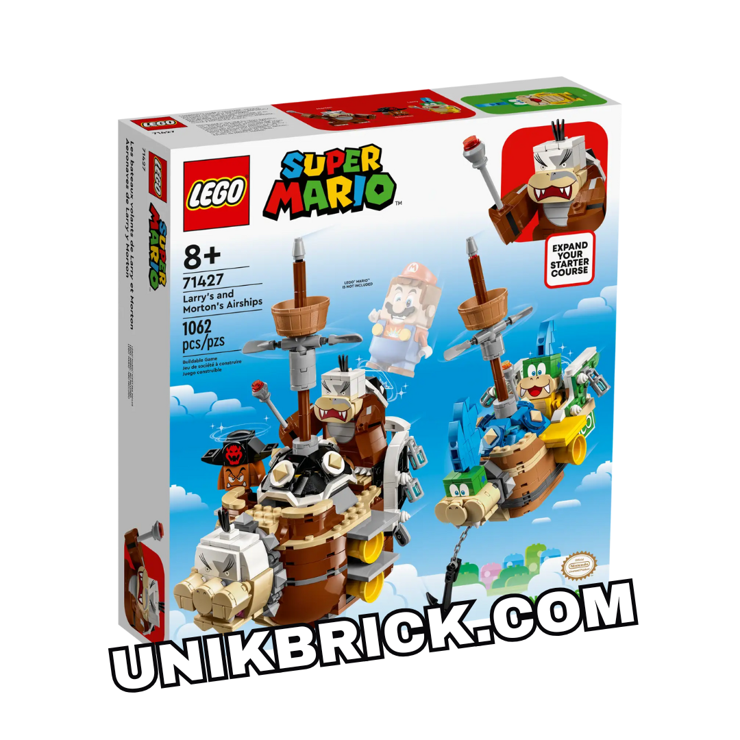 LEGO Super Mario 71427 Larry's and Morton’s Airships Expansion Set ...