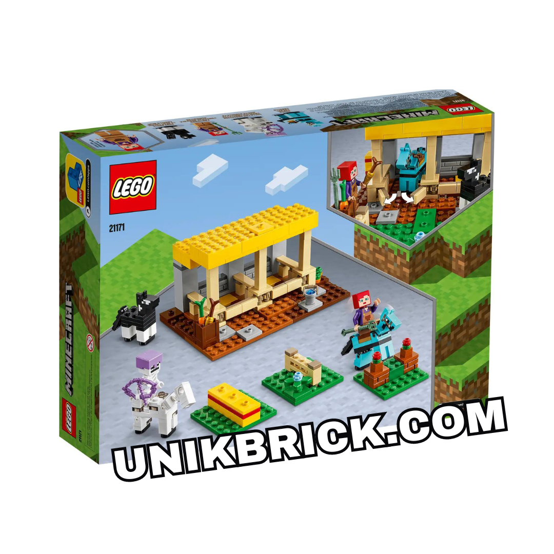 [CÓ HÀNG] LEGO Minecraft 21171 The Horse Stable – UNIK BRICK