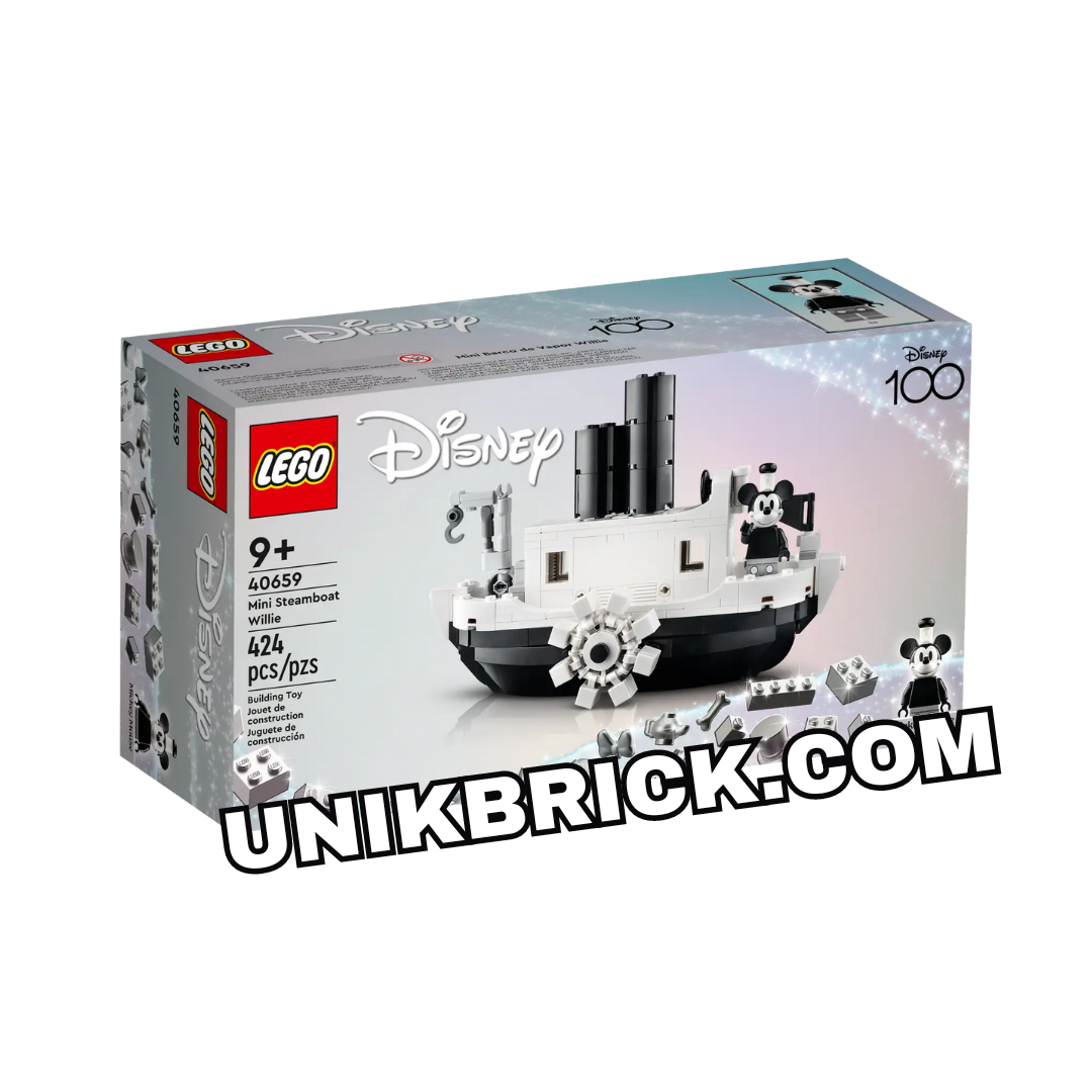 [HÀNG ĐẶT/ ORDER] LEGO Disney 40659 Mini Steamboat Willie – UNIK BRICK