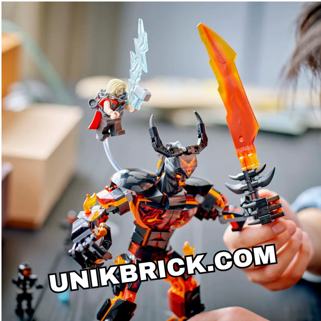 LEGO Marvel 76289 Thor vs. Surtur Construction Figure Cuộc đại chiến ...