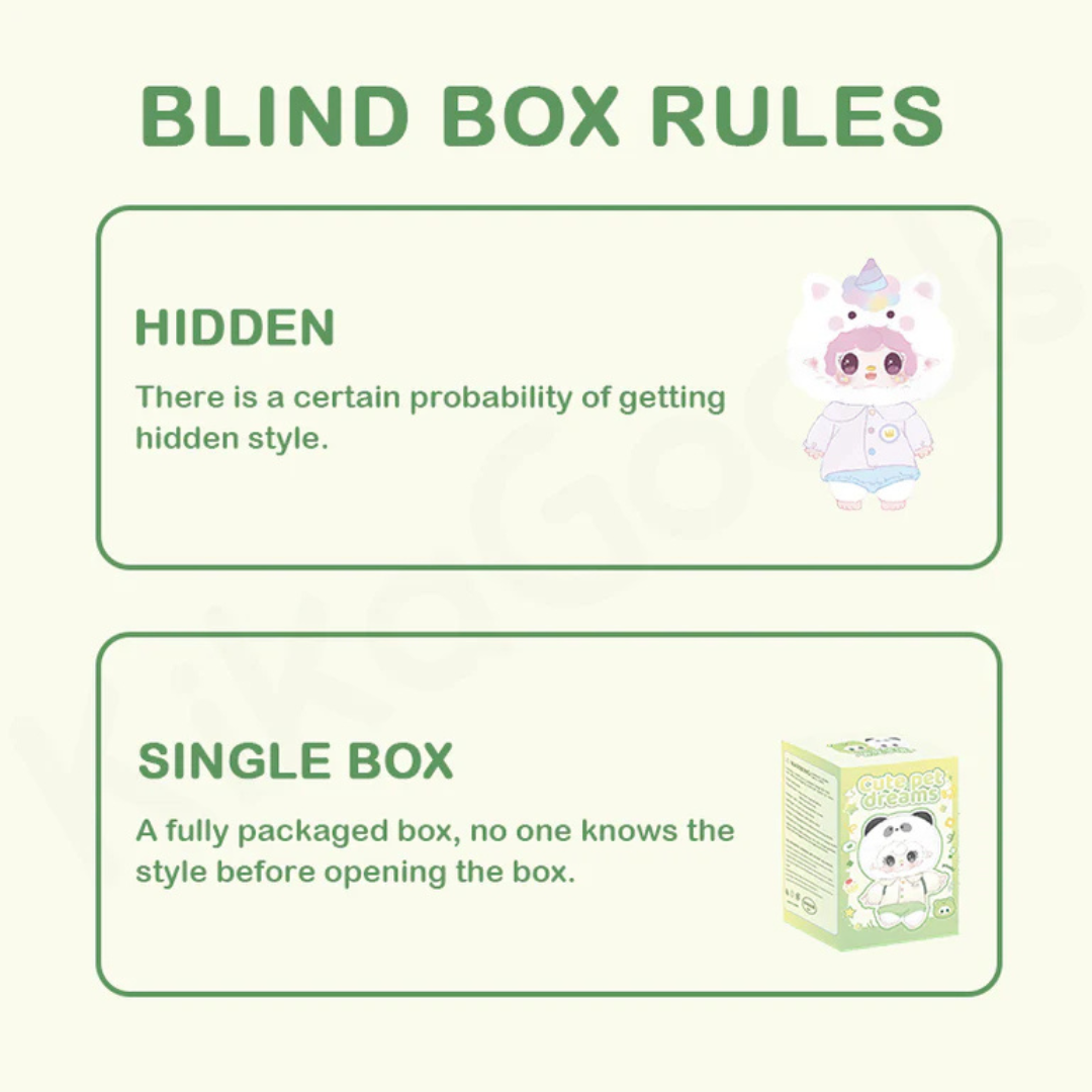 Hộp mù Blind box Yooki Cute Pet Dreams 400% Big Plush Animal – UNIK BRICK