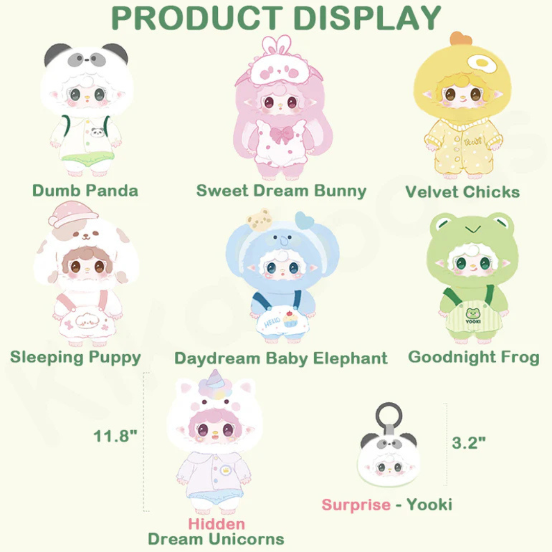 Hộp mù Blind box Yooki Cute Pet Dreams 400% Big Plush Animal – UNIK BRICK