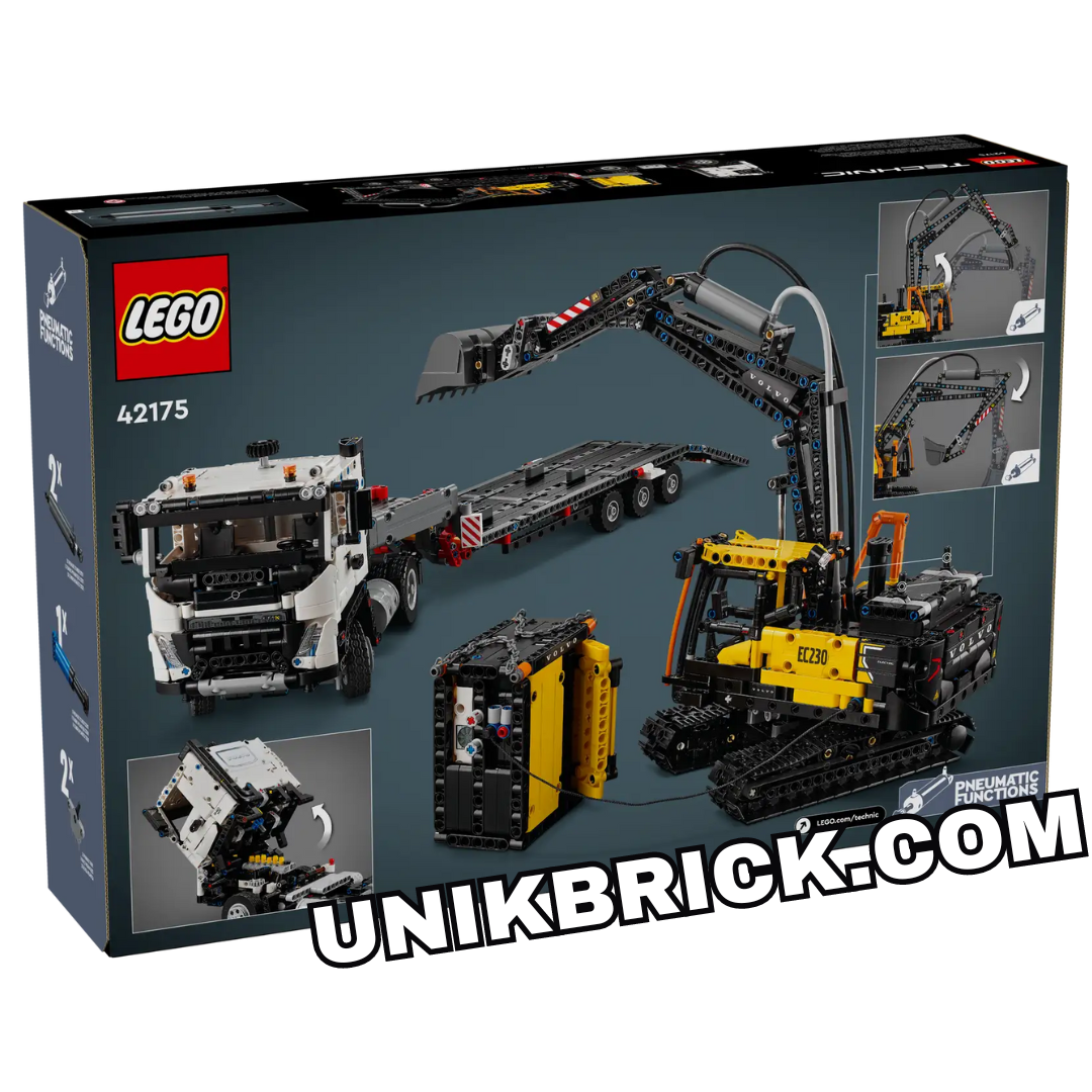 LEGO Technic 42175 Volvo FMX Truck & EC230 Electric Excavator Xe tải ...