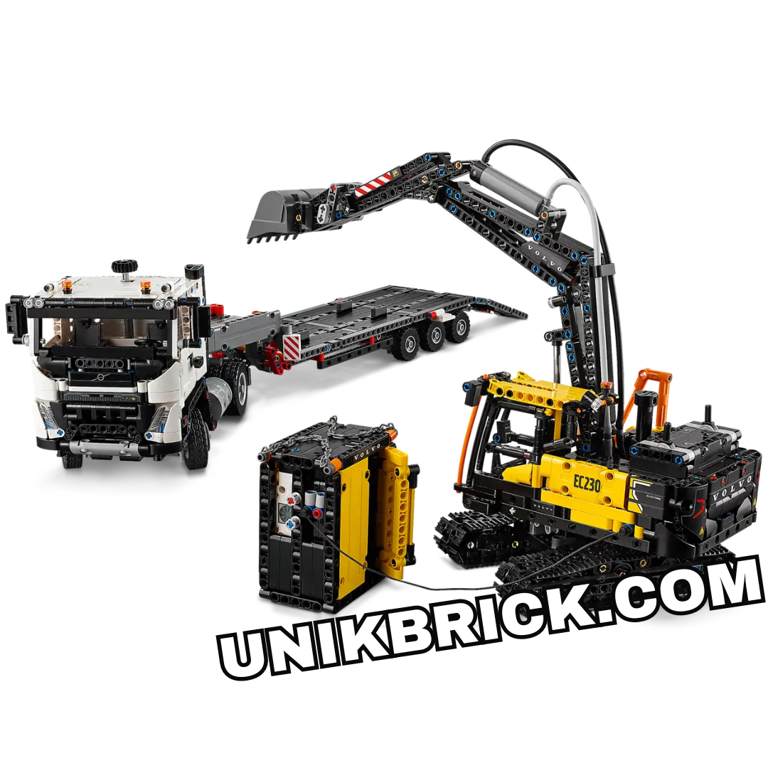 LEGO Technic 42175 Volvo FMX Truck & EC230 Electric Excavator Xe tải ...