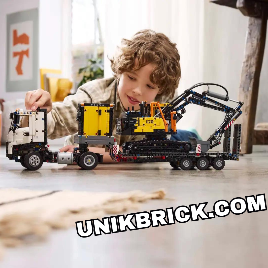 LEGO Technic 42175 Volvo FMX Truck & EC230 Electric Excavator Xe tải ...