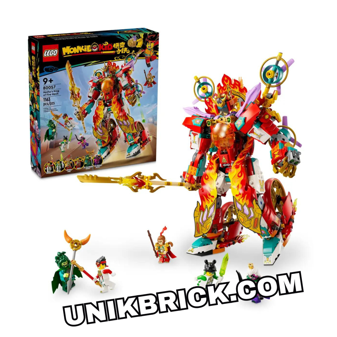 [HÀNG ĐẶT/ORDER] LEGO Monkie Kid 80057 Nezha's Ring of Fire Mech – UNIK ...