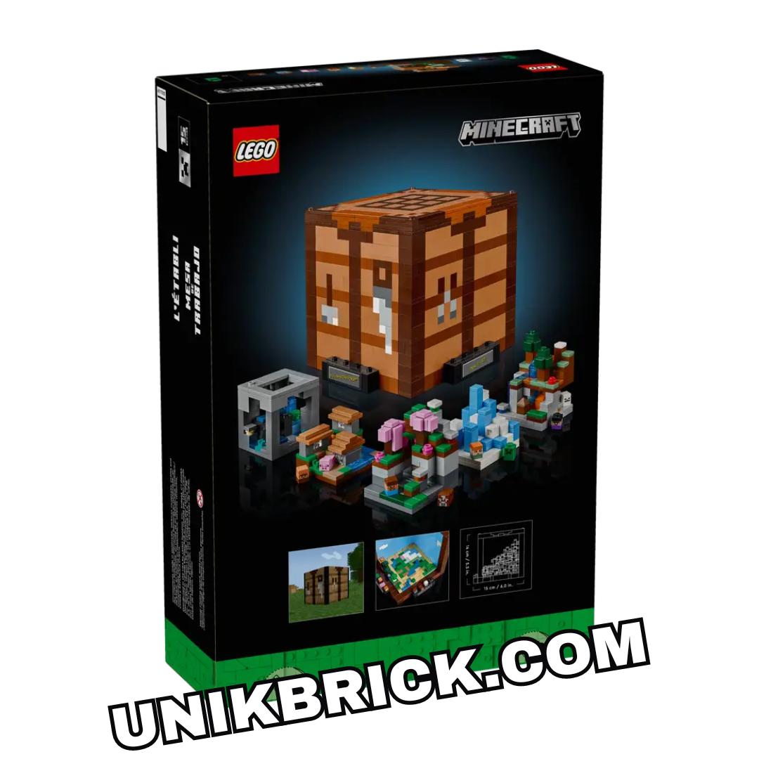 [HÀNG ĐẶT/ ORDER] LEGO Minecraft 21265 The Crafting Table – UNIK BRICK