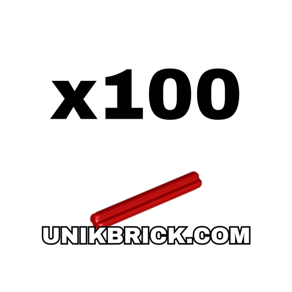 [ORDER PARTS] Red Technic Axle 4L 3705 – UNIK BRICK