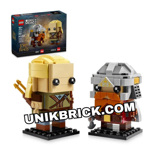 [HÀNG ĐẶT/ ORDER] LEGO BrickHeadz 40751 Lord of the Rings Legolas & Gi ...