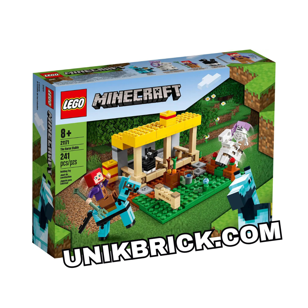 [CÓ HÀNG] LEGO Minecraft 21171 The Horse Stable – UNIK BRICK