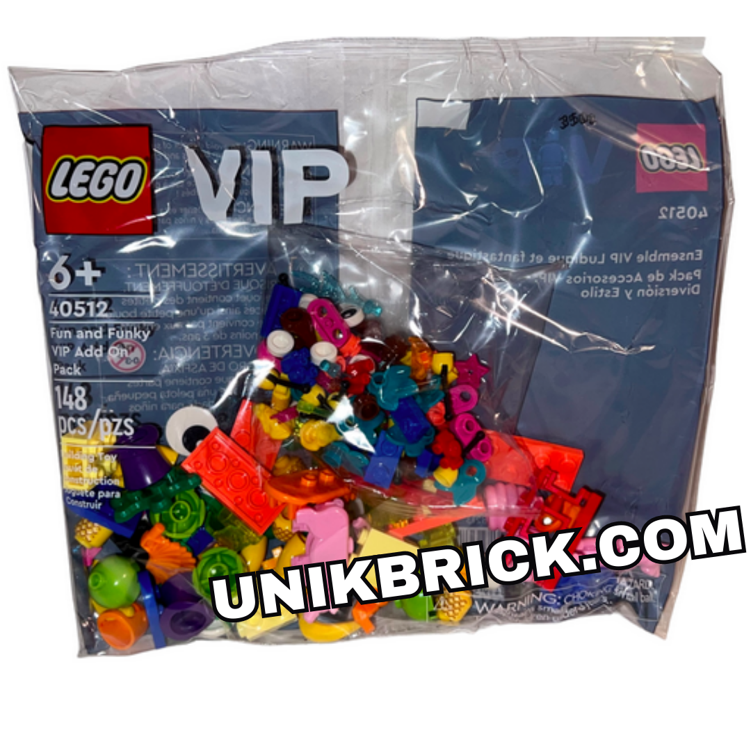 [CÓ HÀNG] LEGO 40512 Fun and Funky VIP Add On Pack – UNIK BRICK