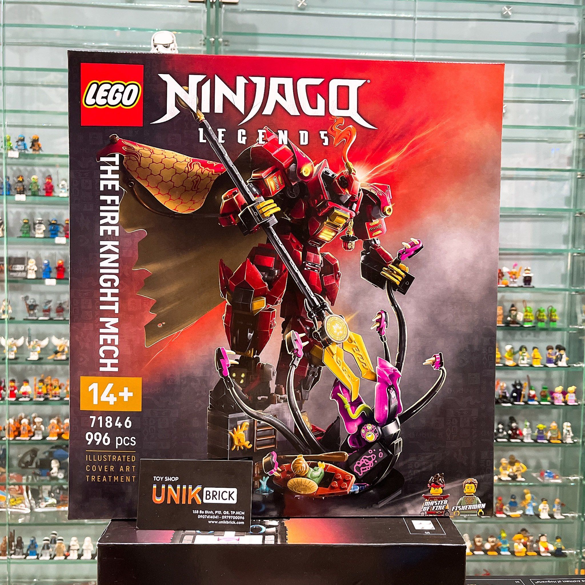 LEGO 71846 Ninjago The Fire Knight Mech Hiệp Sĩ Lửa – UNIK BRICK