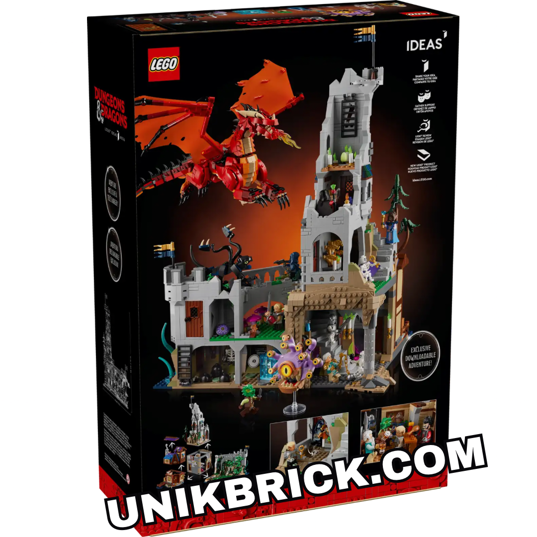 [CÓ HÀNG] LEGO Ideas 21348 Dungeons & Dragons: Red Dragon's Ta – UNIK BRICK