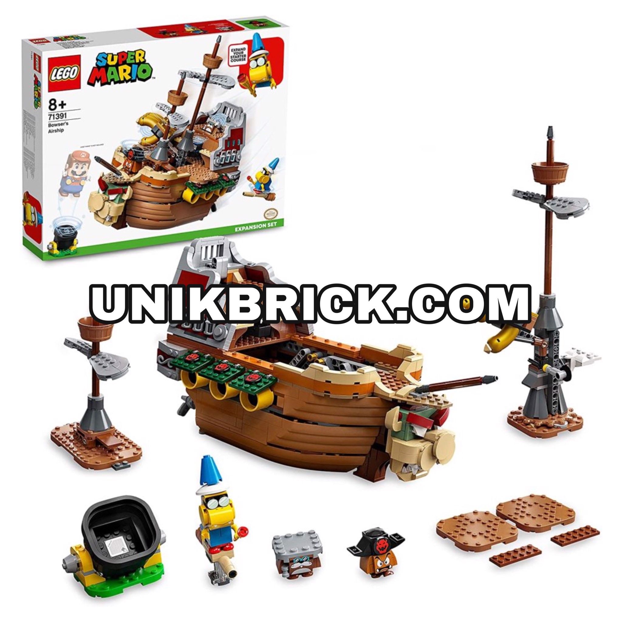 LEGO Super Mario 71391 Bowser’s Airship Expansion Set – UNIK BRICK