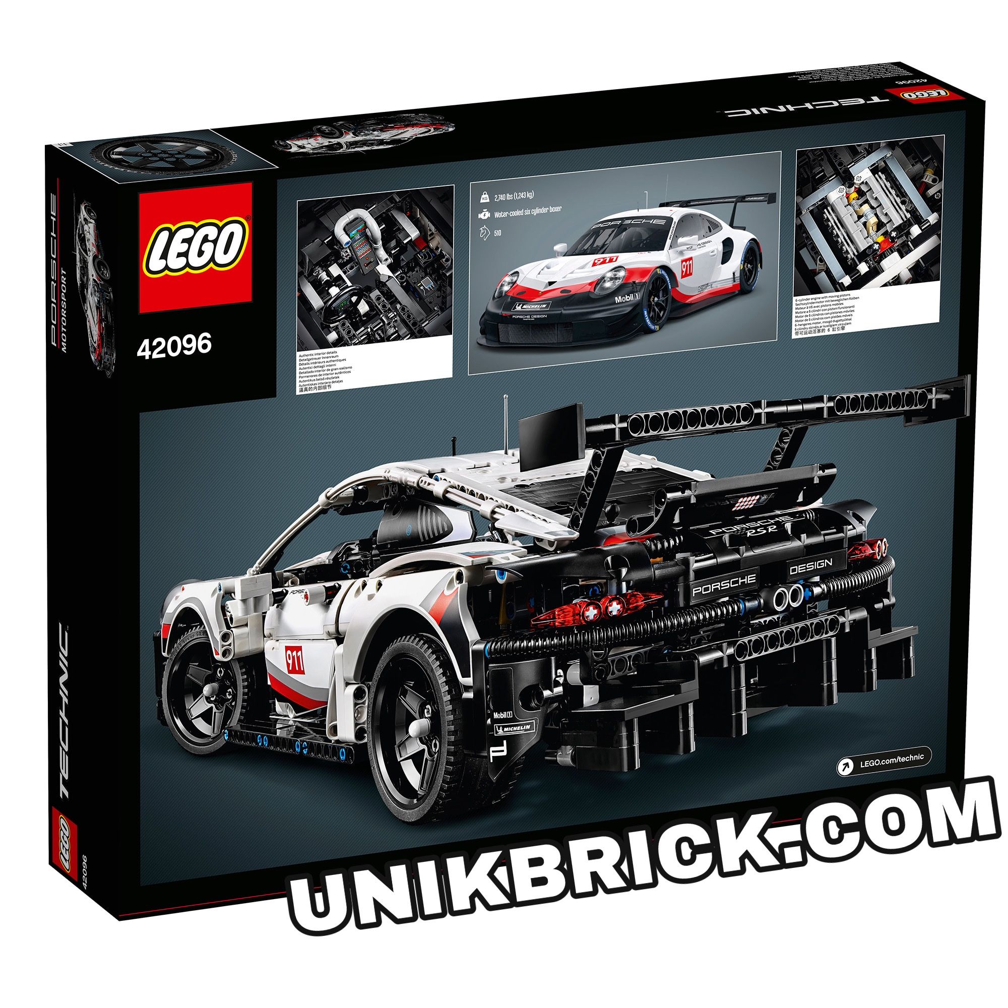 LEGO Technic 42096 Porsche 911 RSR – UNIK BRICK
