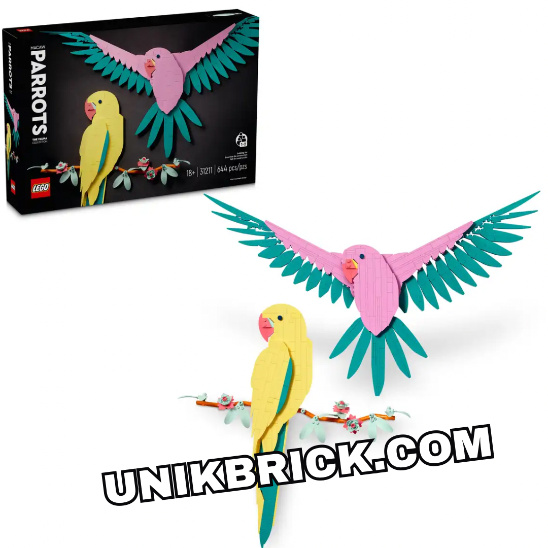 LEGO Art 31211 The Fauna Collection Macaw Parrots – UNIK BRICK