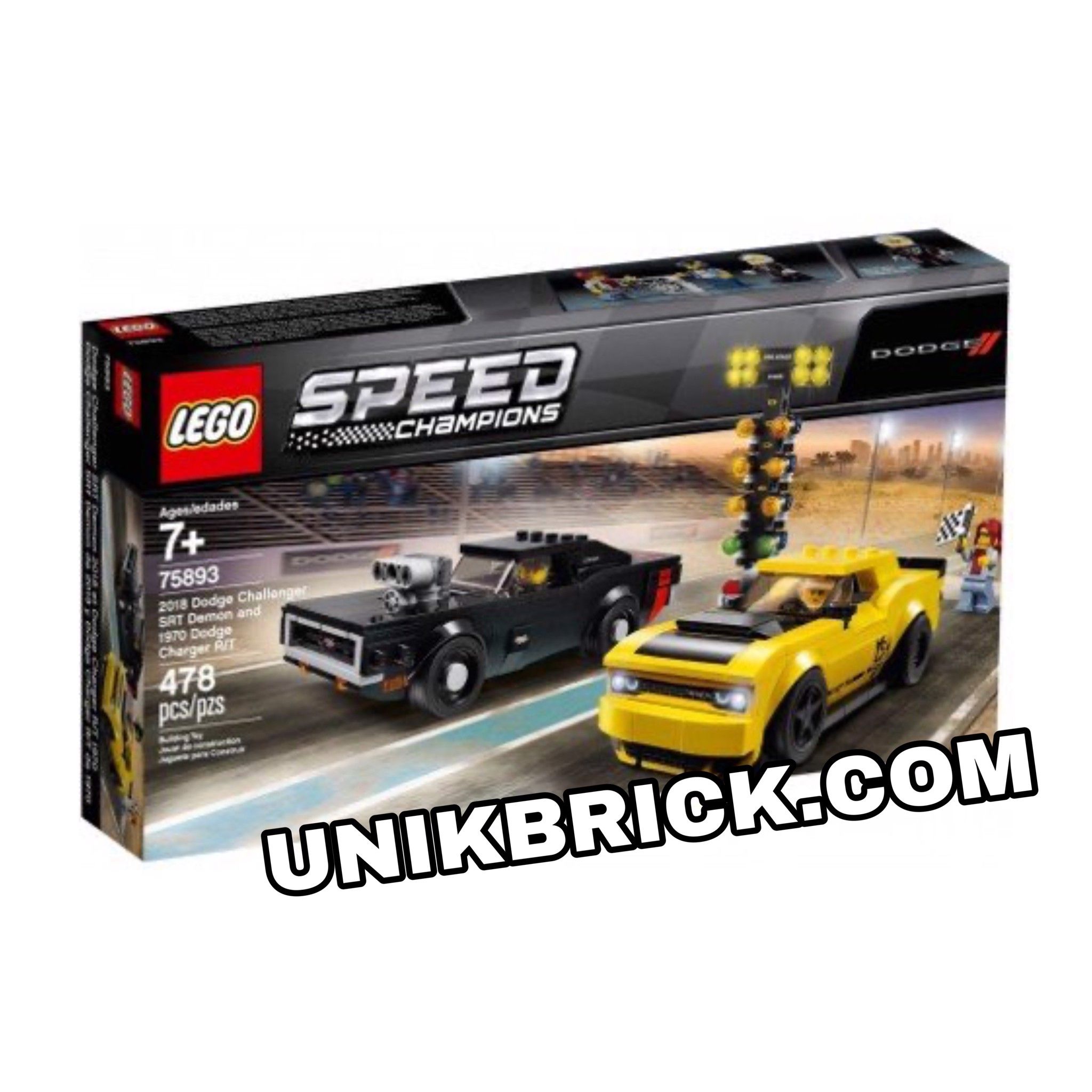 [CÓ HÀNG] LEGO 75893 Speed Champions Dodge Challenger SRT Demon And 19 ...