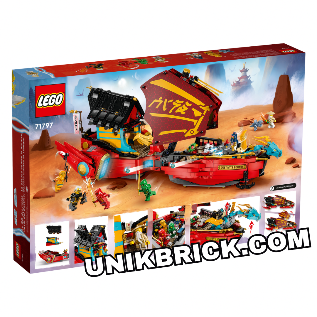 LEGO Ninjago 71797 Destiny’s Bounty race against tim – UNIK BRICK